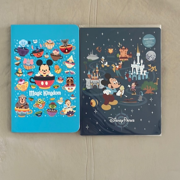 Disney | Office | Disney Stationary Bundle Lined Notebook And Sticky ...